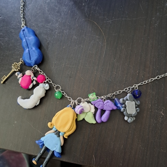 Hand Crafted | Jewelry | Alice In Wonderland Handmade Necklace | Poshmark